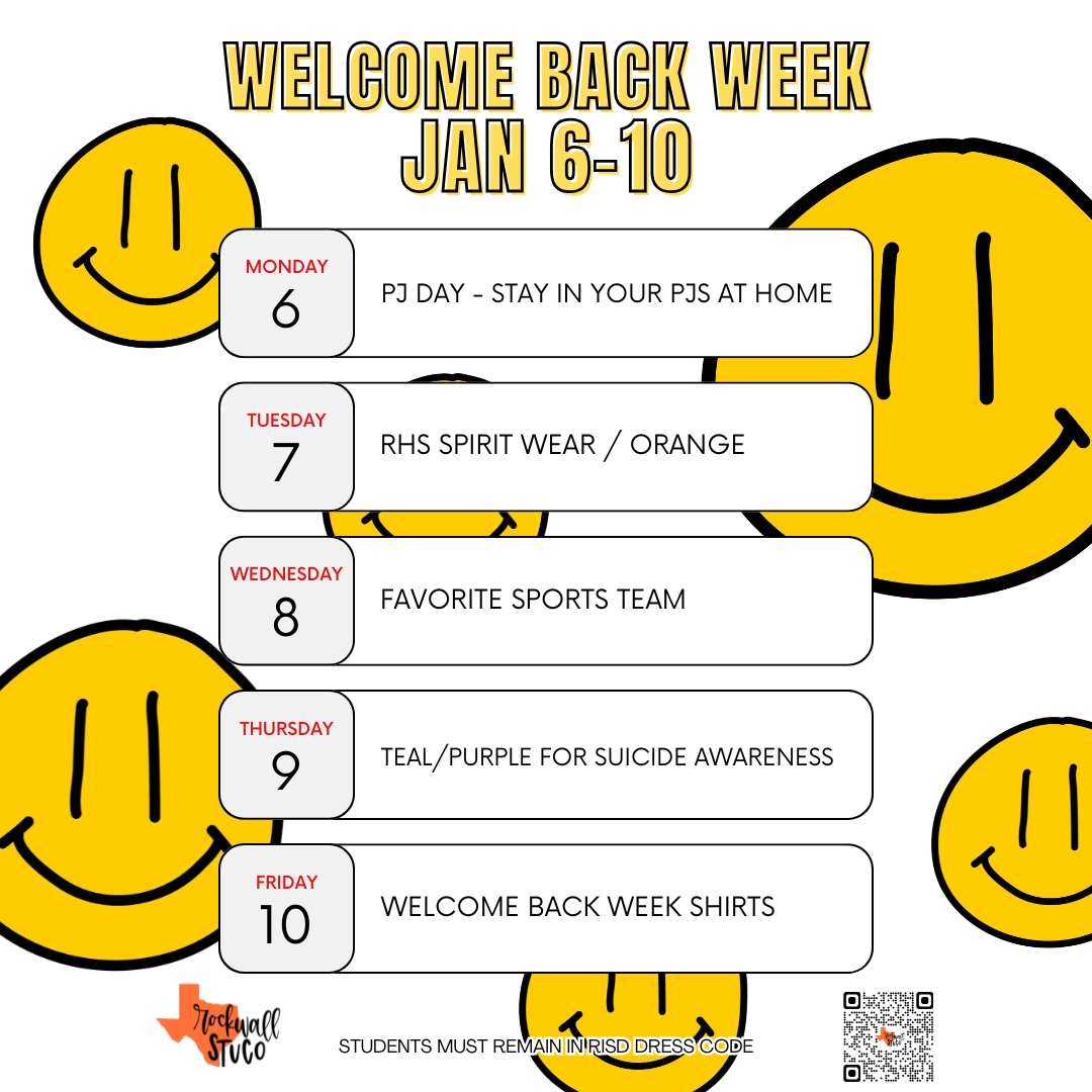 Welcome Back Week – Rockwall Student Council